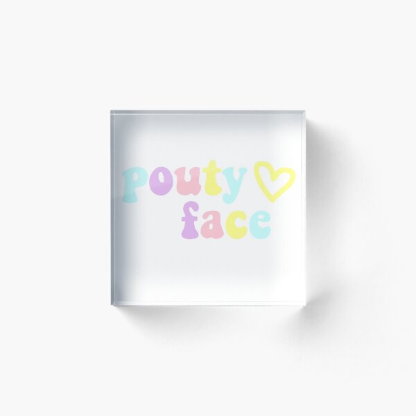 "Addison Rae Pouty Face in Rainbow" Acrylic Block for Sale by ...