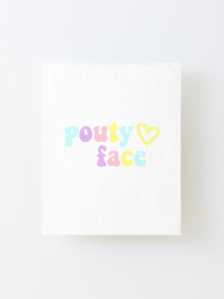 "Addison Rae Pouty Face in Rainbow" Mounted Print for Sale by ...