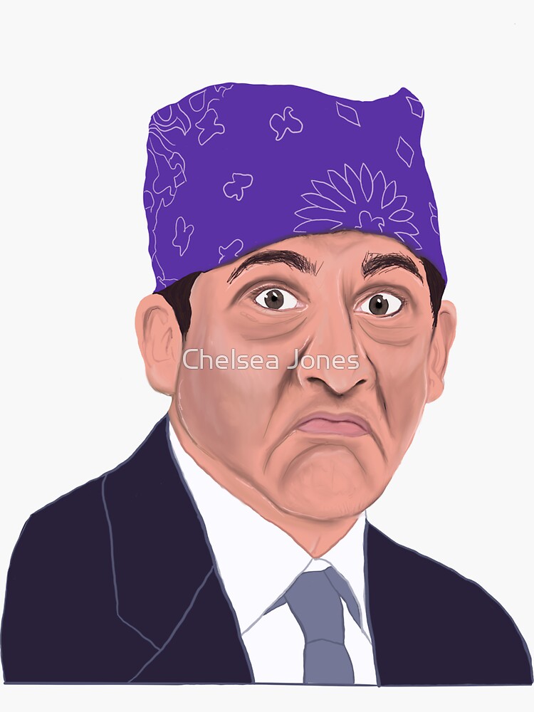 "The Office “Prison Mike” sticker" Sticker for Sale by cajartwork ...