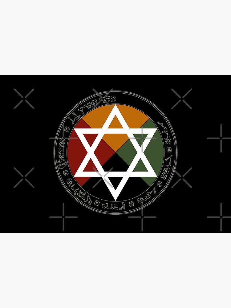 "The Golden Dawn - Earth Pentacle." Mask for Sale by OriginalDP | Redbubble