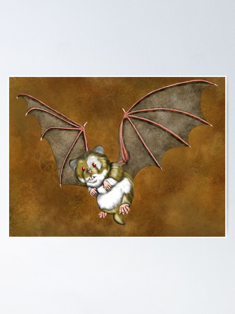 "Beware the vampire hamster" Poster by ChaostheRed | Redbubble