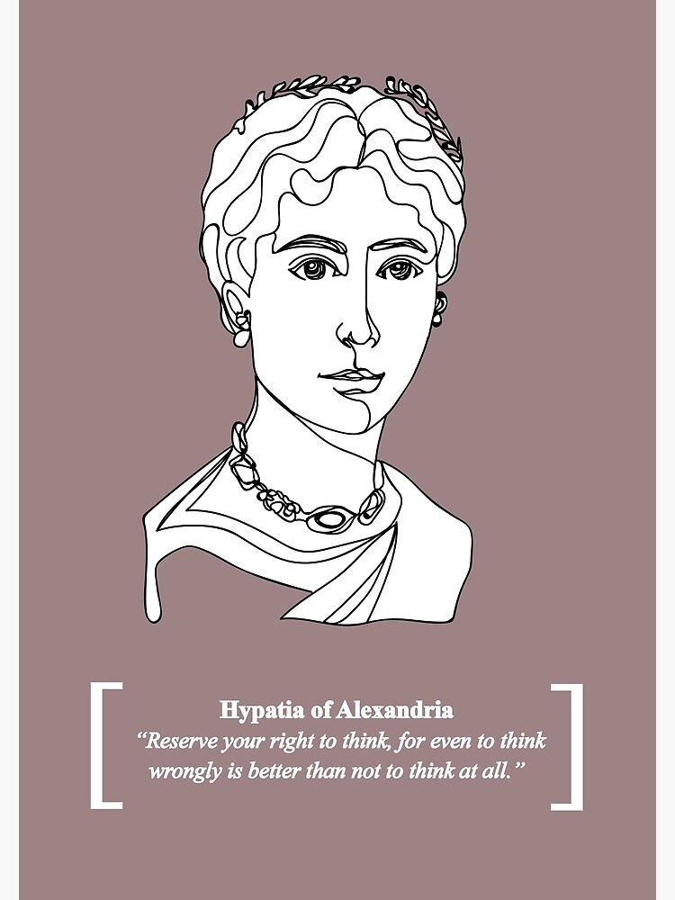 Women in History - Hypatia Premium Matte Vertical Poster sold by Dhiraj ...
