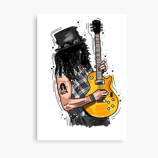 Guns N Roses Slash Canvas Prints | Redbubble