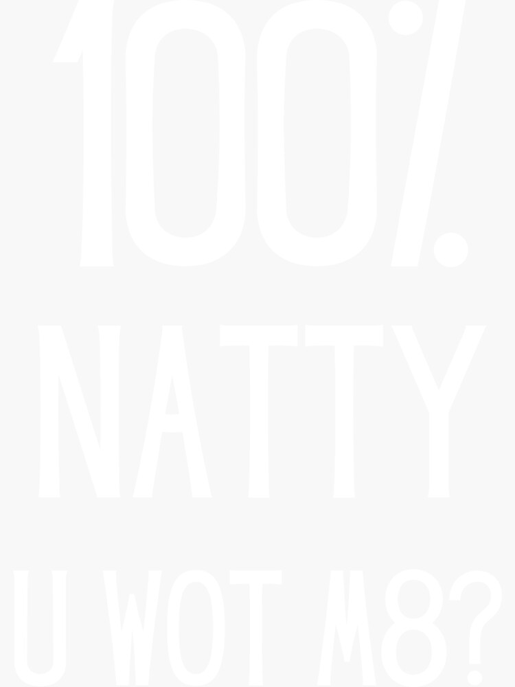 "Fake Natty T-shirt" Sticker for Sale by FathersDayStore | Redbubble