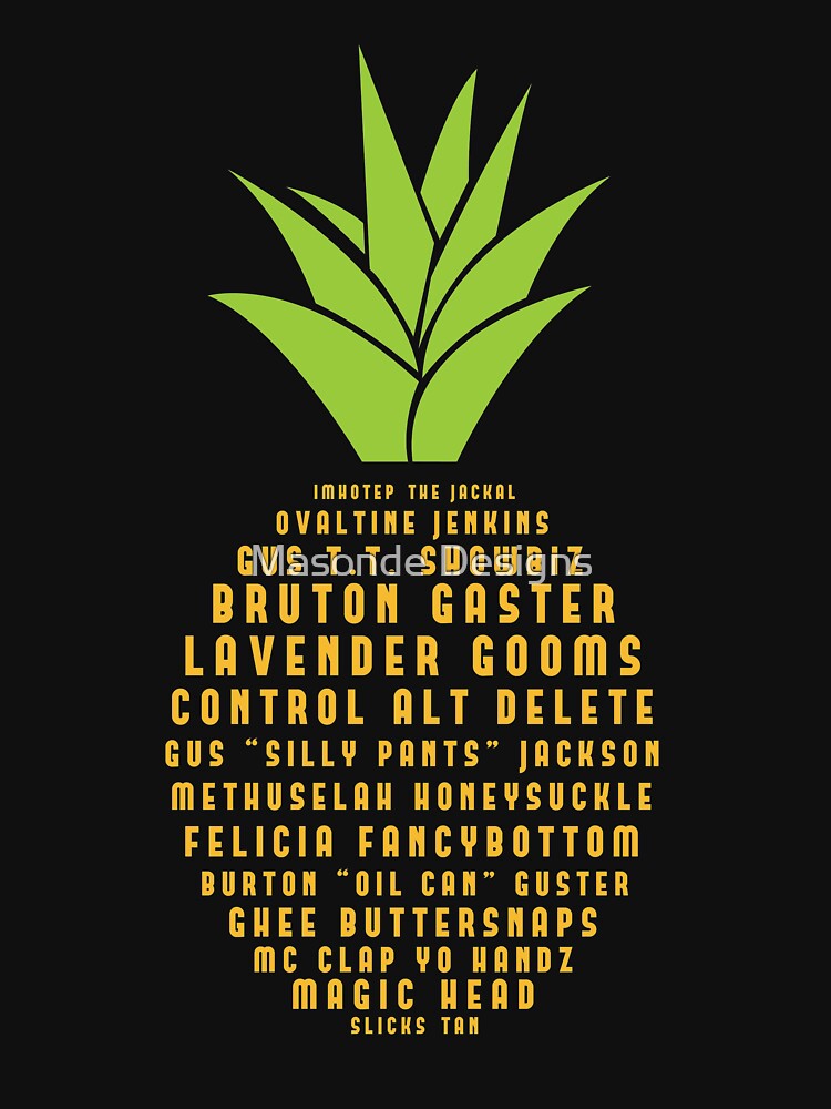 "The Many Nicknames Of Burton Guster" T-shirt for Sale by SerenaMasonde ...