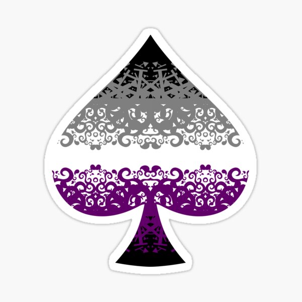 "Ace Pride" Sticker by abbilaura | Redbubble
