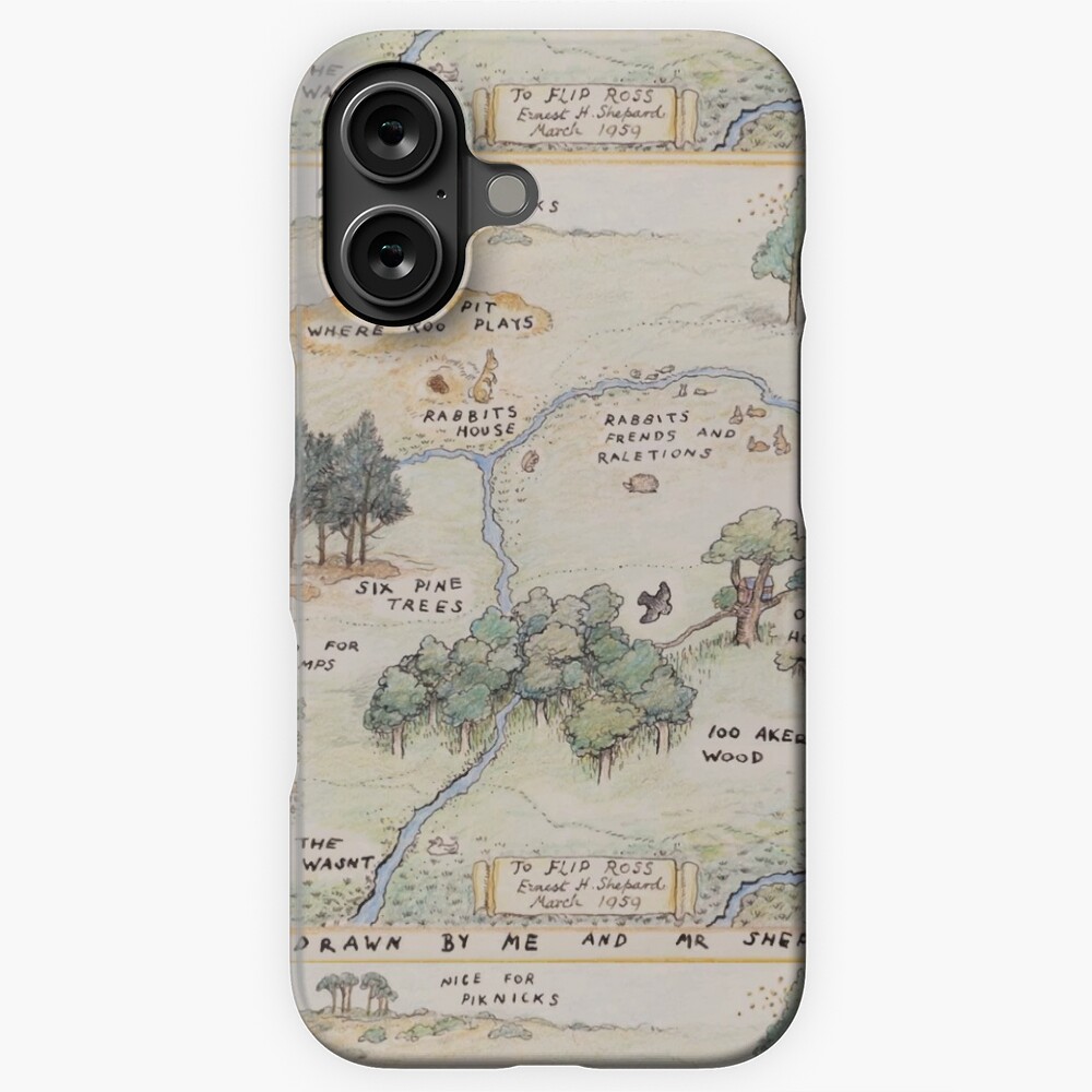 "Hundred Acre Wood Map" Sticker for Sale by Rainbows Galore | Redbubble