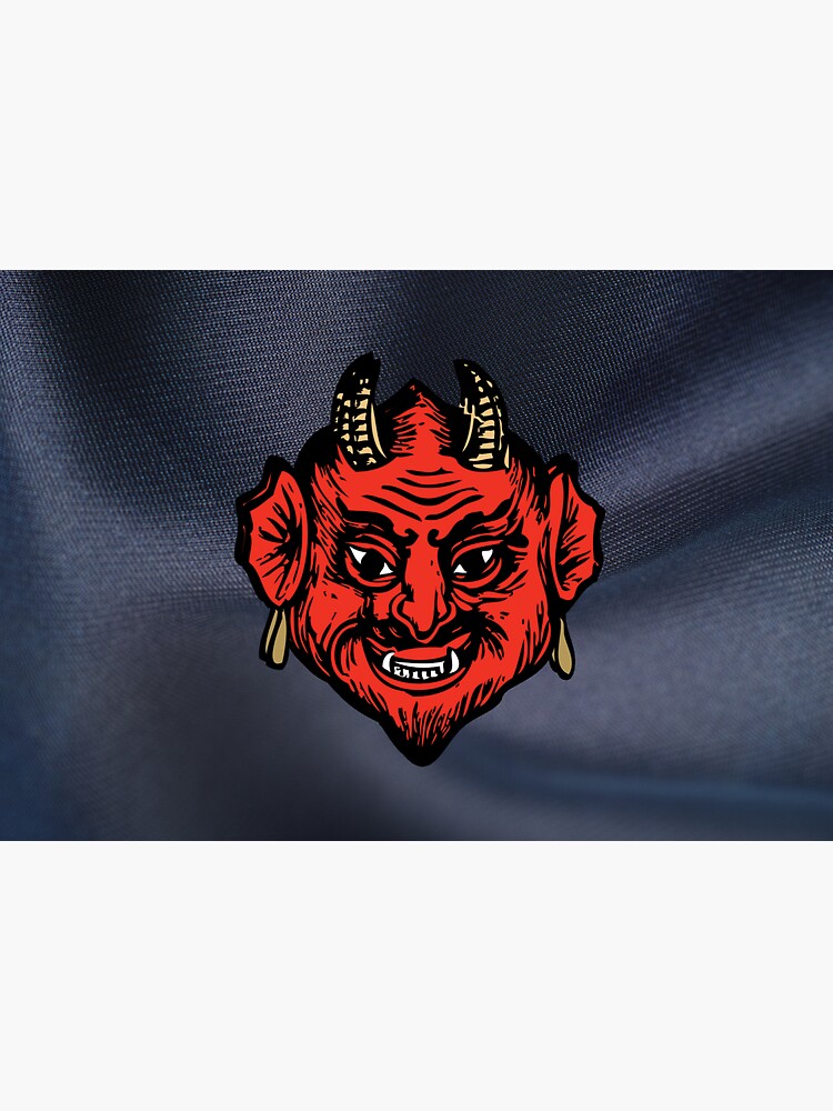 "Funny Laughing Demon Coronavirus Mask" Sticker by GreatPyr | Redbubble