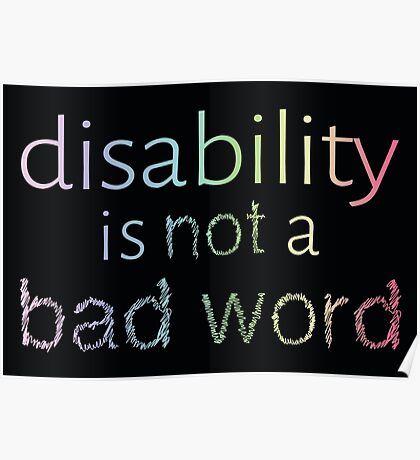 Disability: Posters | Redbubble