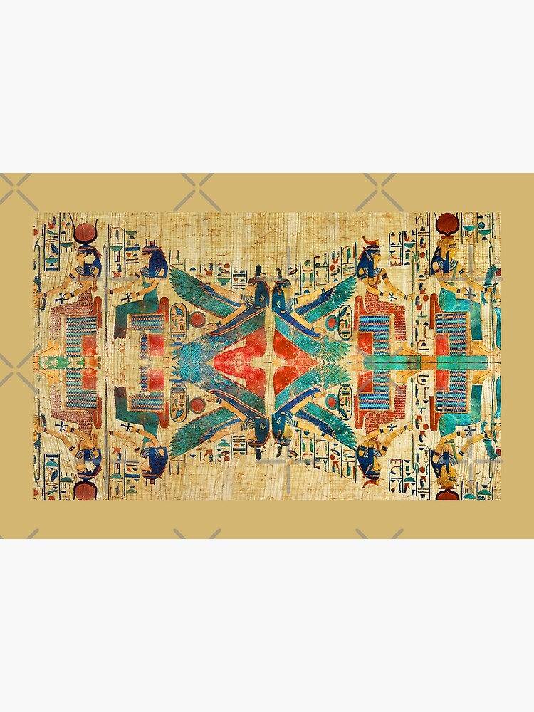 "Protective Egyptian Goddesses Papyrus Mask" Mask by CRWPROD | Redbubble