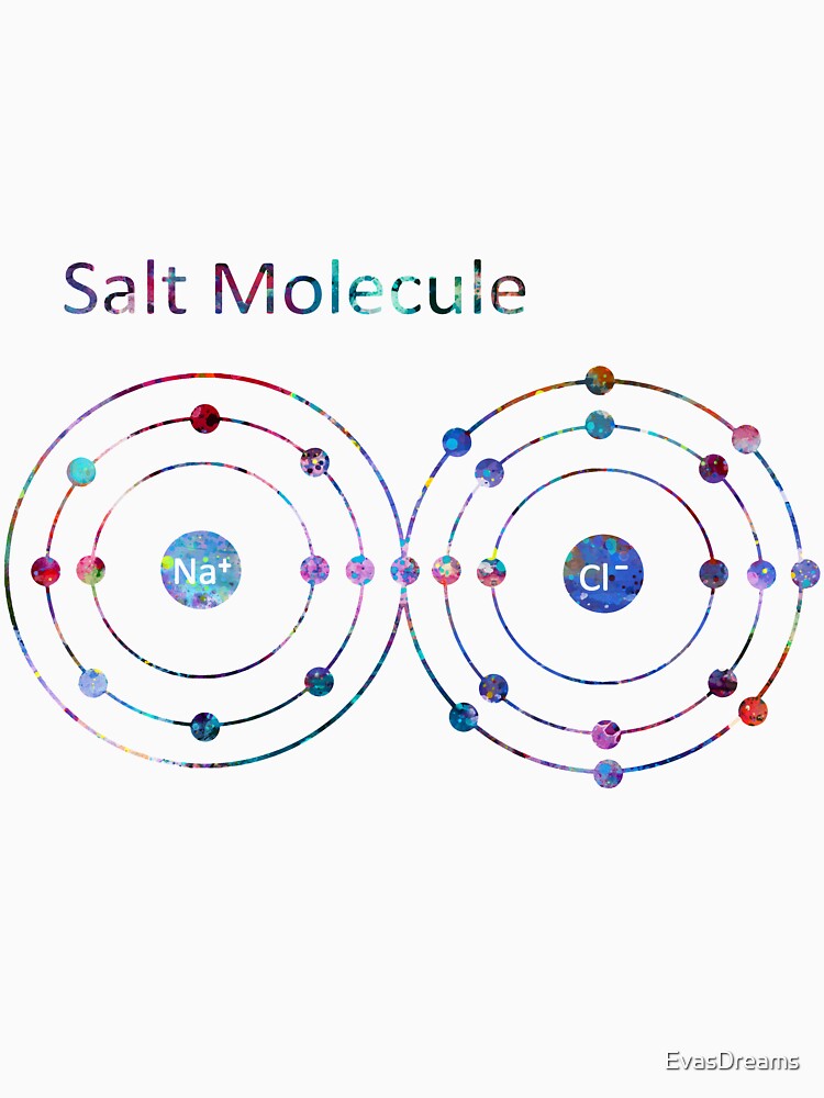 "Salt Molecule" T-shirt for Sale by EvasDreams | Redbubble | salt t ...