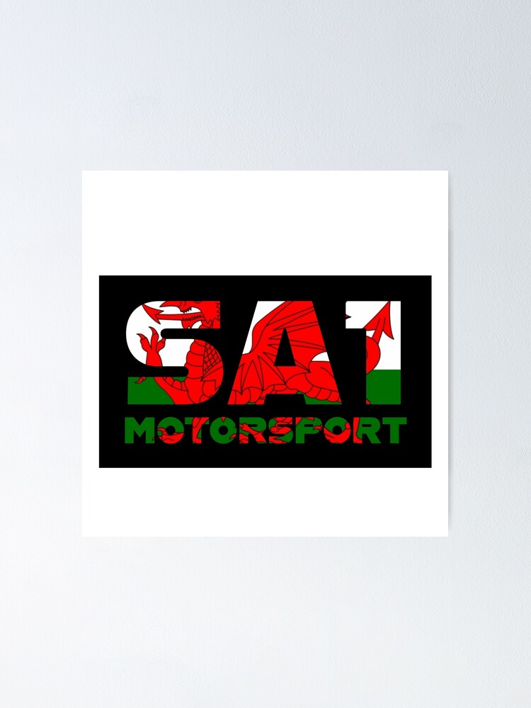"SA1 Motorsport Swansea Wales Logo" Poster by Christian-Parry | Redbubble