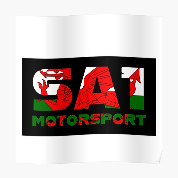 "SA1 Motorsport Swansea Wales Logo" Poster by Christian-Parry | Redbubble