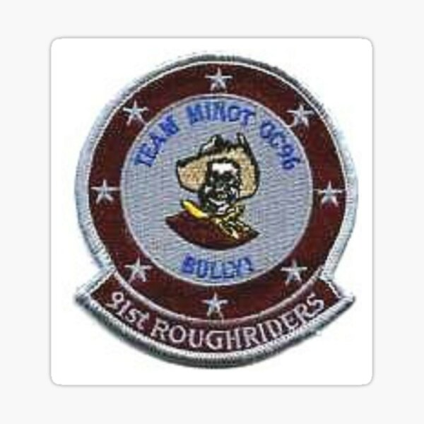 "USAF 91ST Missile Wing Guardian Challenge 96 ROUGHRIDERS Minot AFB " Sticker by MilitaryPlus ...