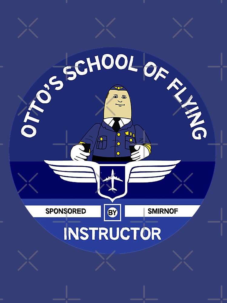 "Otto Pilot - Pilot t shirt - New Pilot shirt - Flying School Shirt ...