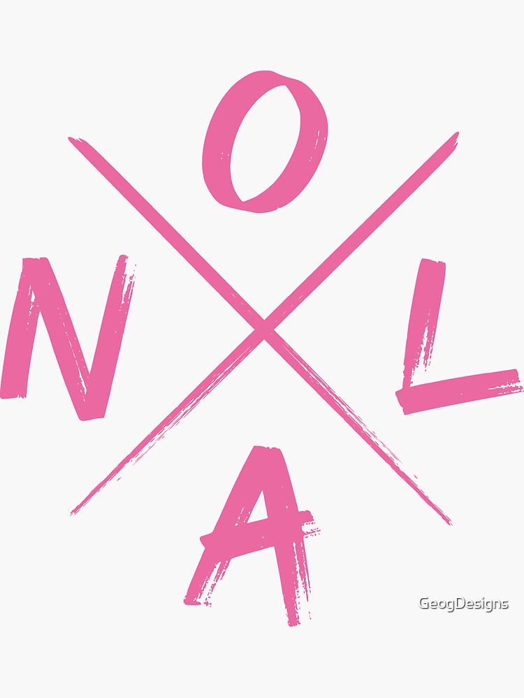 "Nola New Orleans Louisiana United States Confederate State" Sticker by ...