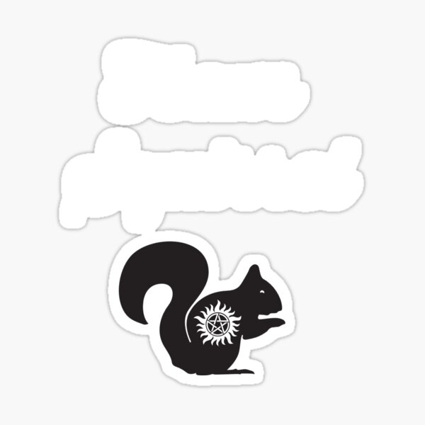 "Team Squirrel!" Sticker for Sale by Mad-Kinks | Redbubble