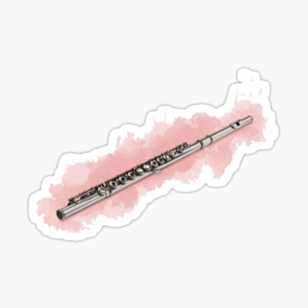 "Watercolor Flute" Sticker by marching-bands | Redbubble