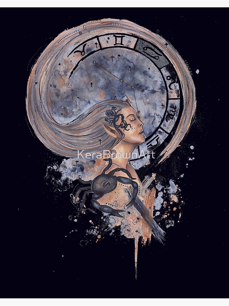 Cancer zodiac paintings 60 photos - Astrologytoyou.com