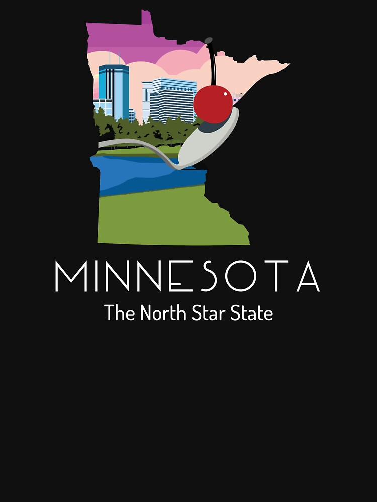 "Minnesota Proud State Motto The North Star State graphic" T-shirt by ...