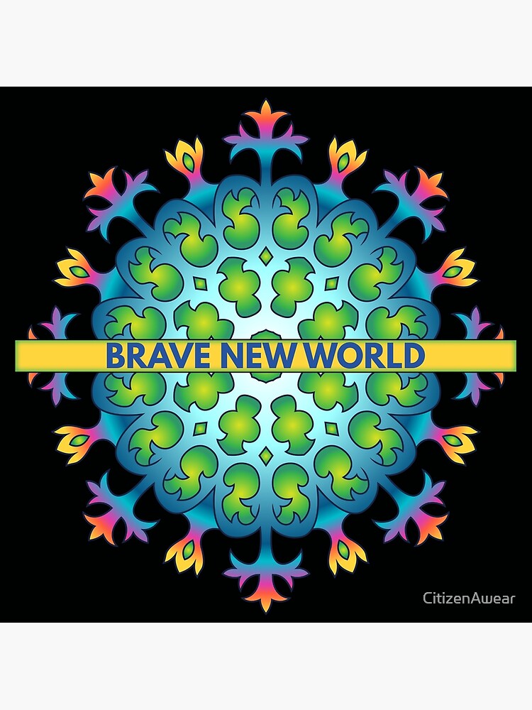 "Brave New World Magic Mandala" Poster for Sale by CitizenAwear | Redbubble