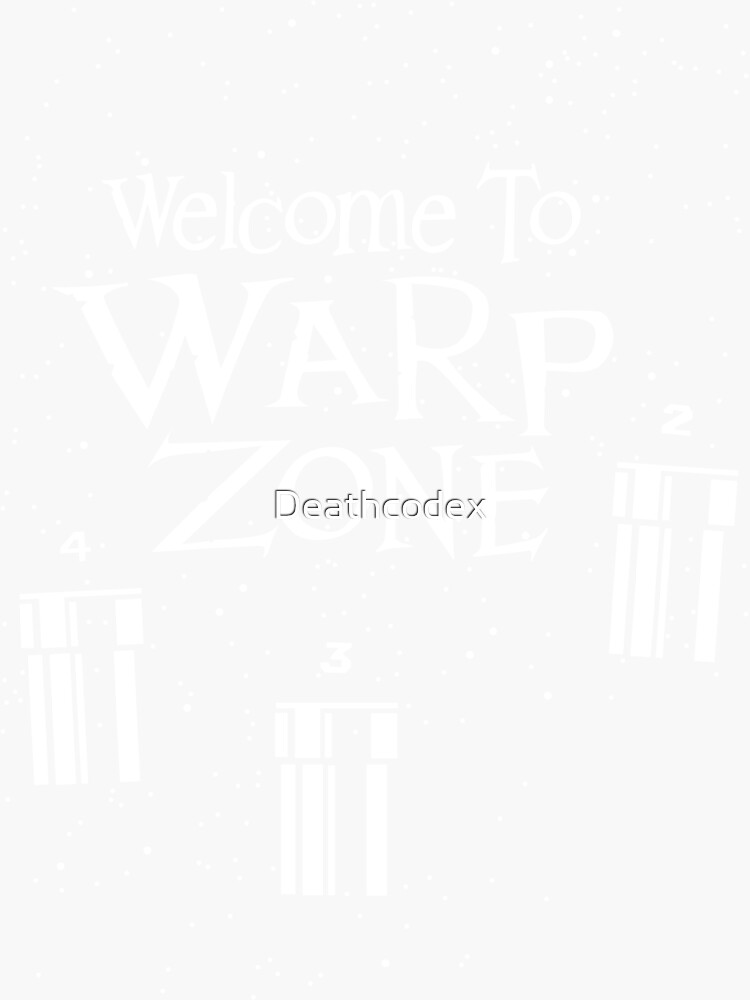 "warp zone " Sticker by Deathcodex | Redbubble