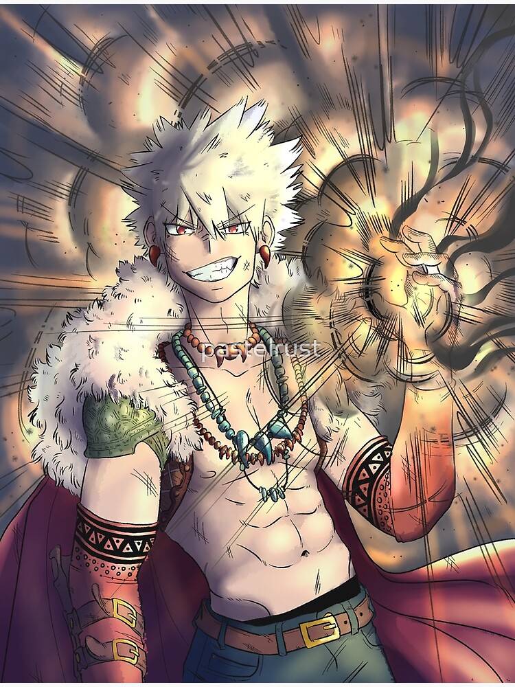 "Barbarian Bakugou" Poster for Sale by pastelrust | Redbubble