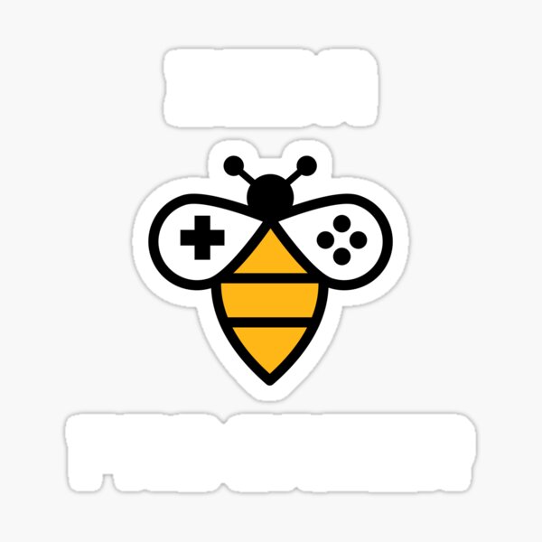 "Bee A Pro Gamer" Sticker for Sale by ninarts | Redbubble