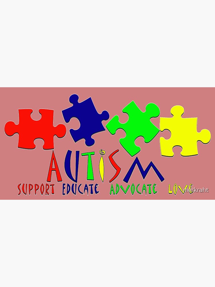 "Autism Awareness Gifts - Support Educate Advocate Love for Autistic ...