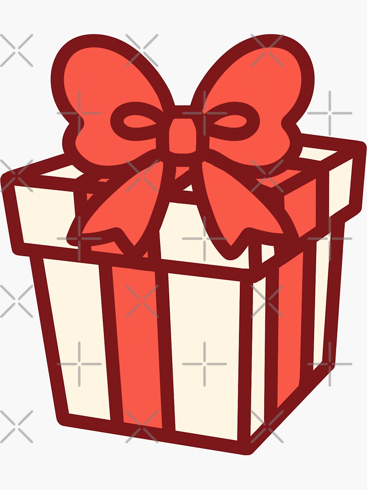 "Present" Sticker by SilAchan | Redbubble