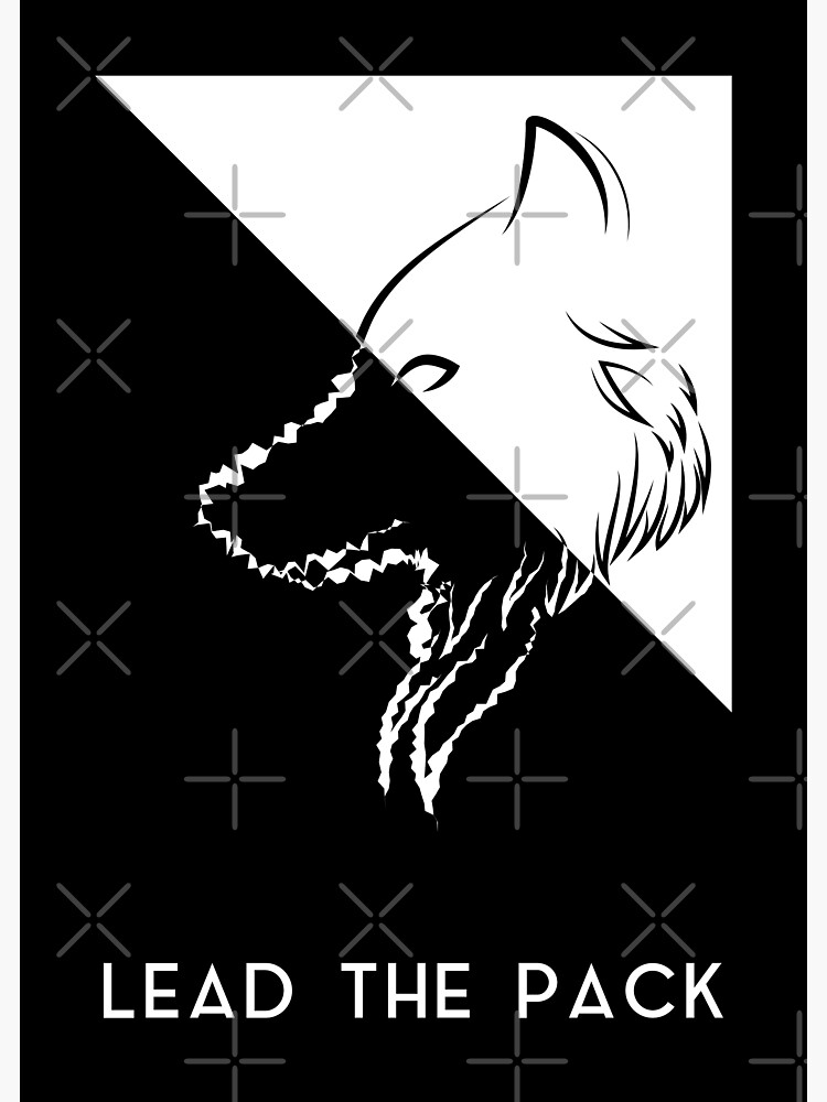 "Lead The Pack (White Edition)" Poster by TQaimari | Redbubble