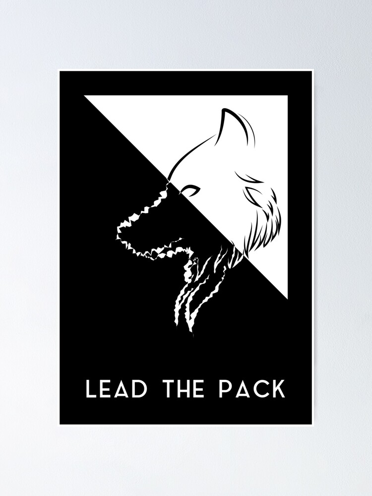 "Lead The Pack (White Edition)" Poster by TQaimari | Redbubble