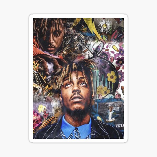 Juice Wrld Collage Stickers | Redbubble