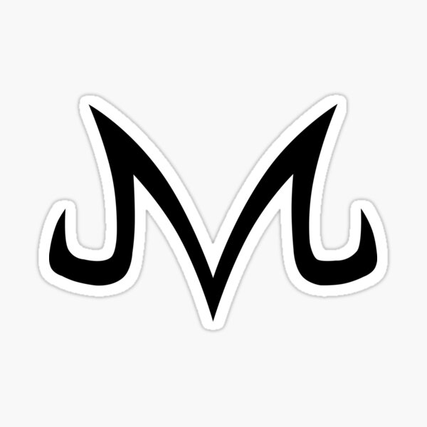 "Majin DBZ Mask" Sticker for Sale by anndynegative | Redbubble