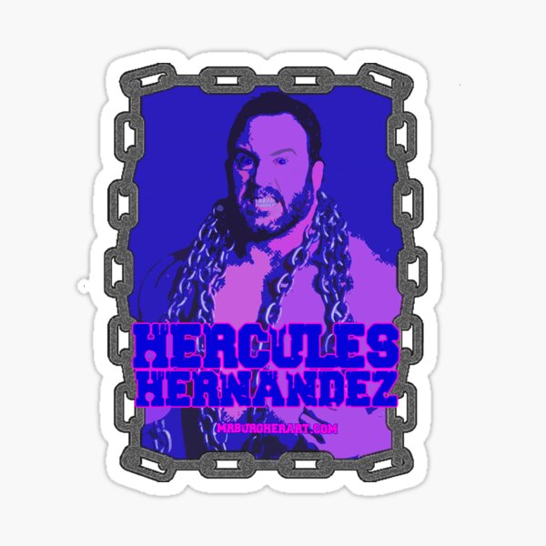 "Hercules Hernandez" Sticker by Mr-Burgher | Redbubble