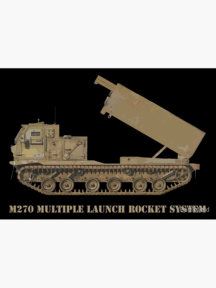 "M270 Multiple Launch Rocket System US Army Artillery" Art Print by ...