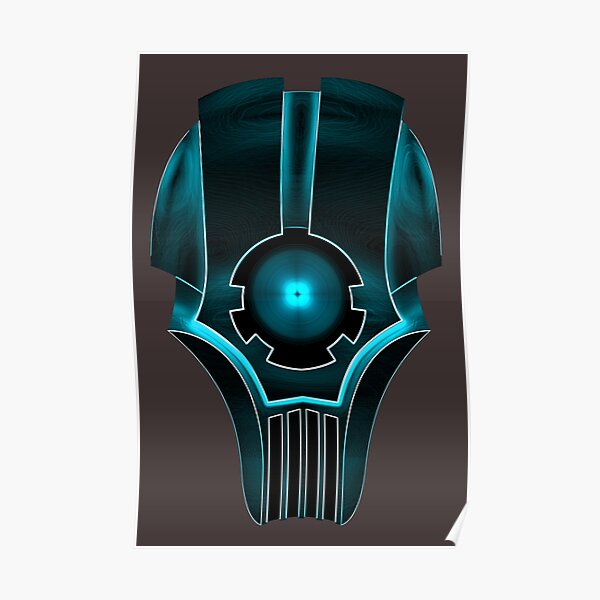 "Mech Glow" Poster for Sale by Wroxhawk | Redbubble