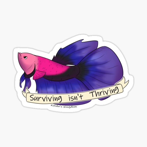 "Pride Betta | Omnisexual Surviving Edition" Sticker for Sale by ...