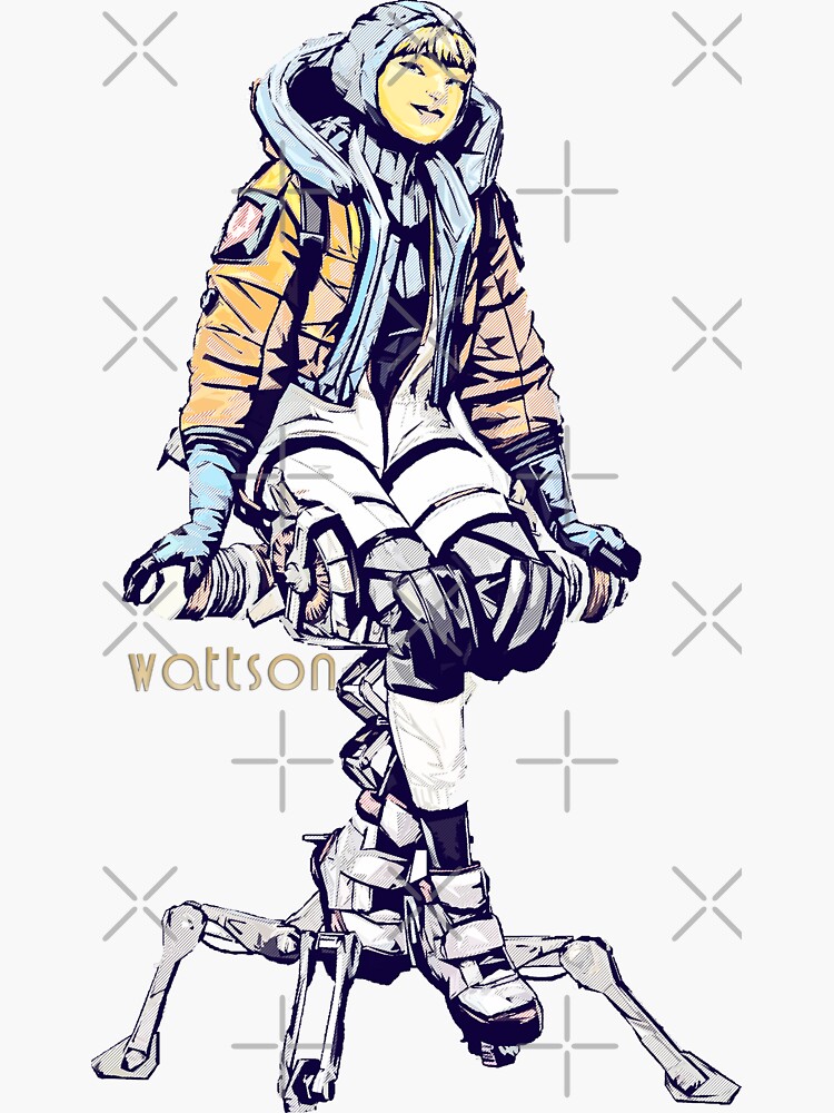 "Apex legends - Wattson pop art" Sticker by LenaLuisa | Redbubble