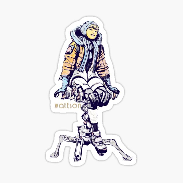 "Apex legends - Wattson pop art" Sticker by LenaLuisa | Redbubble