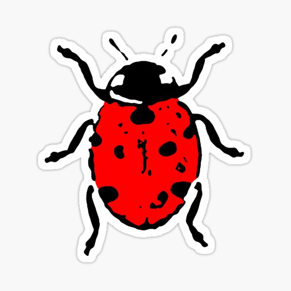 "Ladybug / Ladybird" Sticker by mattwest | Redbubble