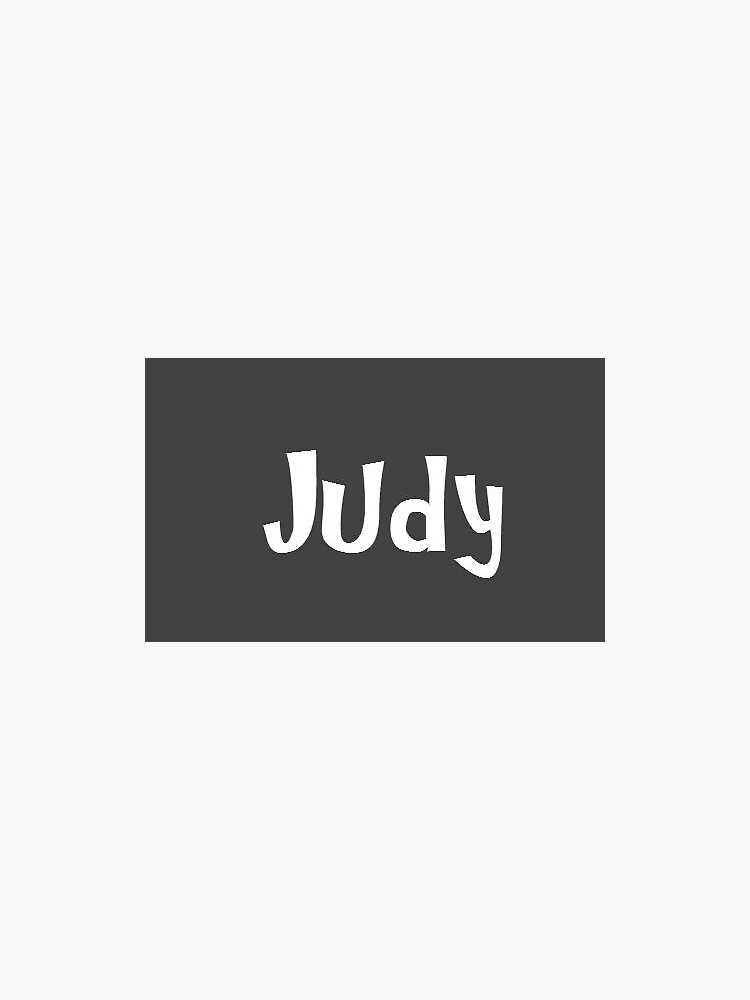"Judy" Sticker for Sale by tmntphan | Redbubble
