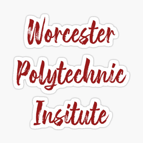 " WPI" Sticker for Sale by Rosemogo | Redbubble