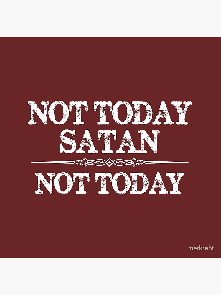 "Not Today Satan Tshirt Gifts - Nope Not Today Satan Funny Christian ...