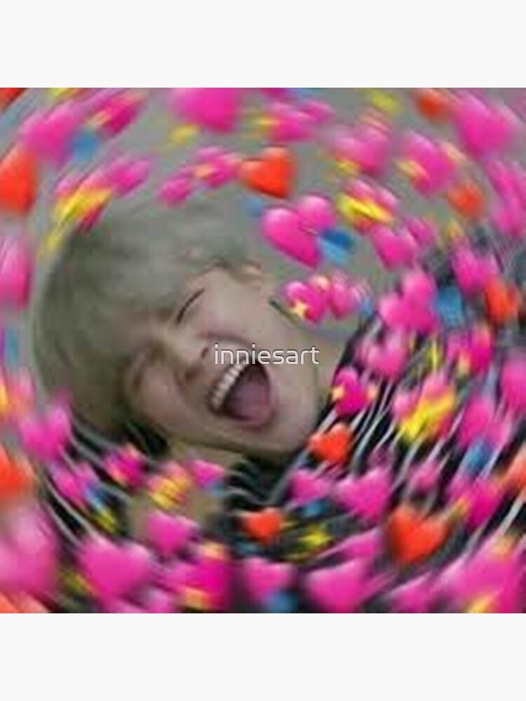 "bts Jimin heart" Poster von inniesart | Redbubble
