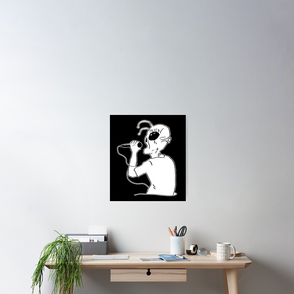 "Lil Alien - rapper from space" Poster by Alien-thang | Redbubble
