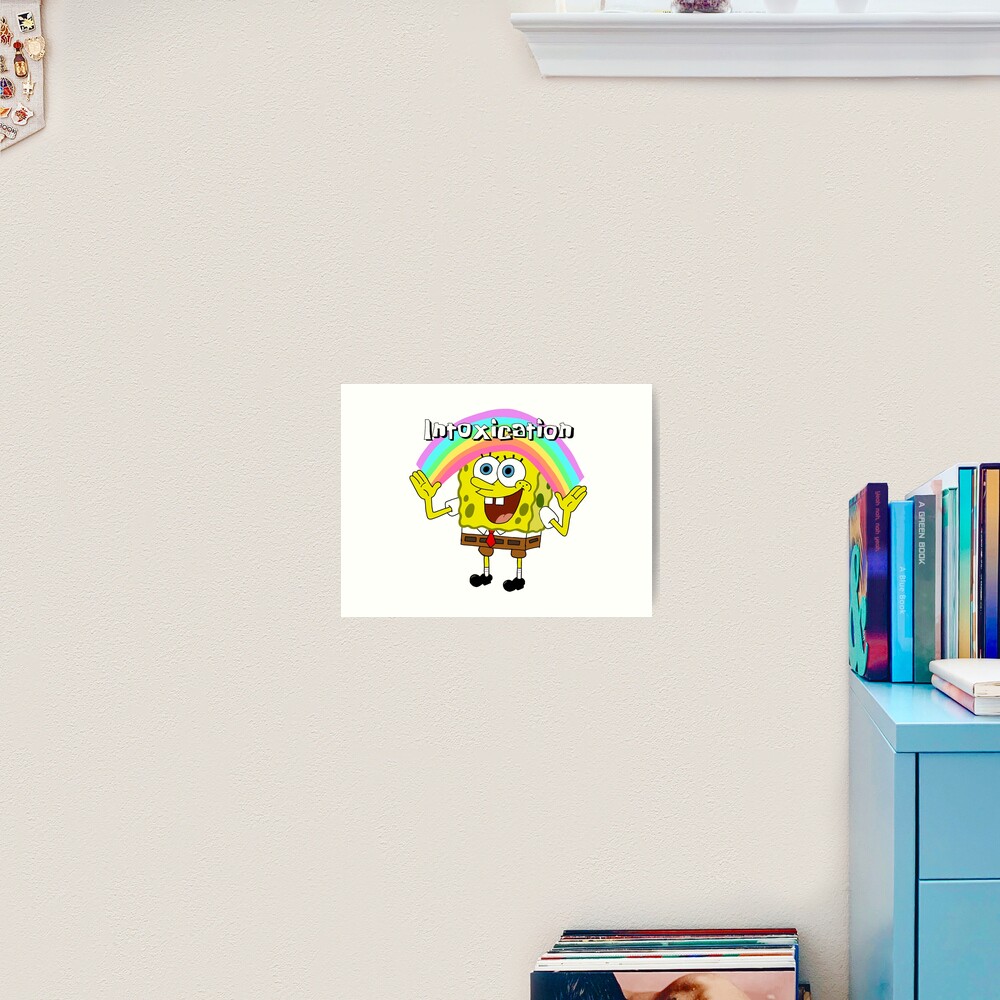 "SpongeBob Intoxication " Art Print for Sale by Kaitlynperdomo | Redbubble