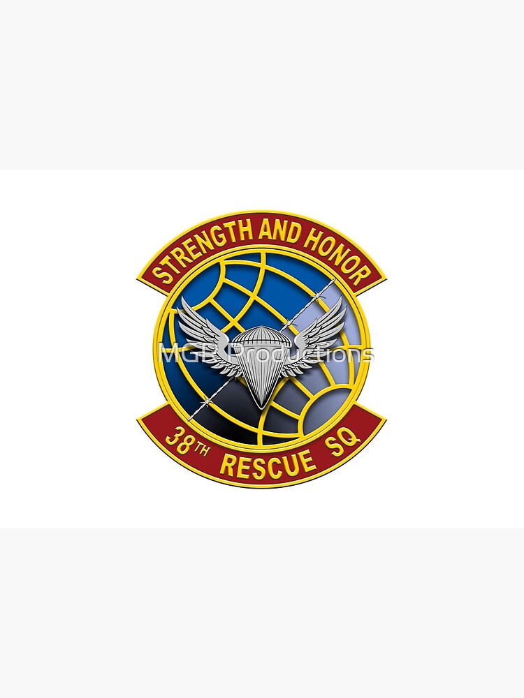 "38th Rescue Squadron Shield" Mask for Sale by Quatrosales | Redbubble