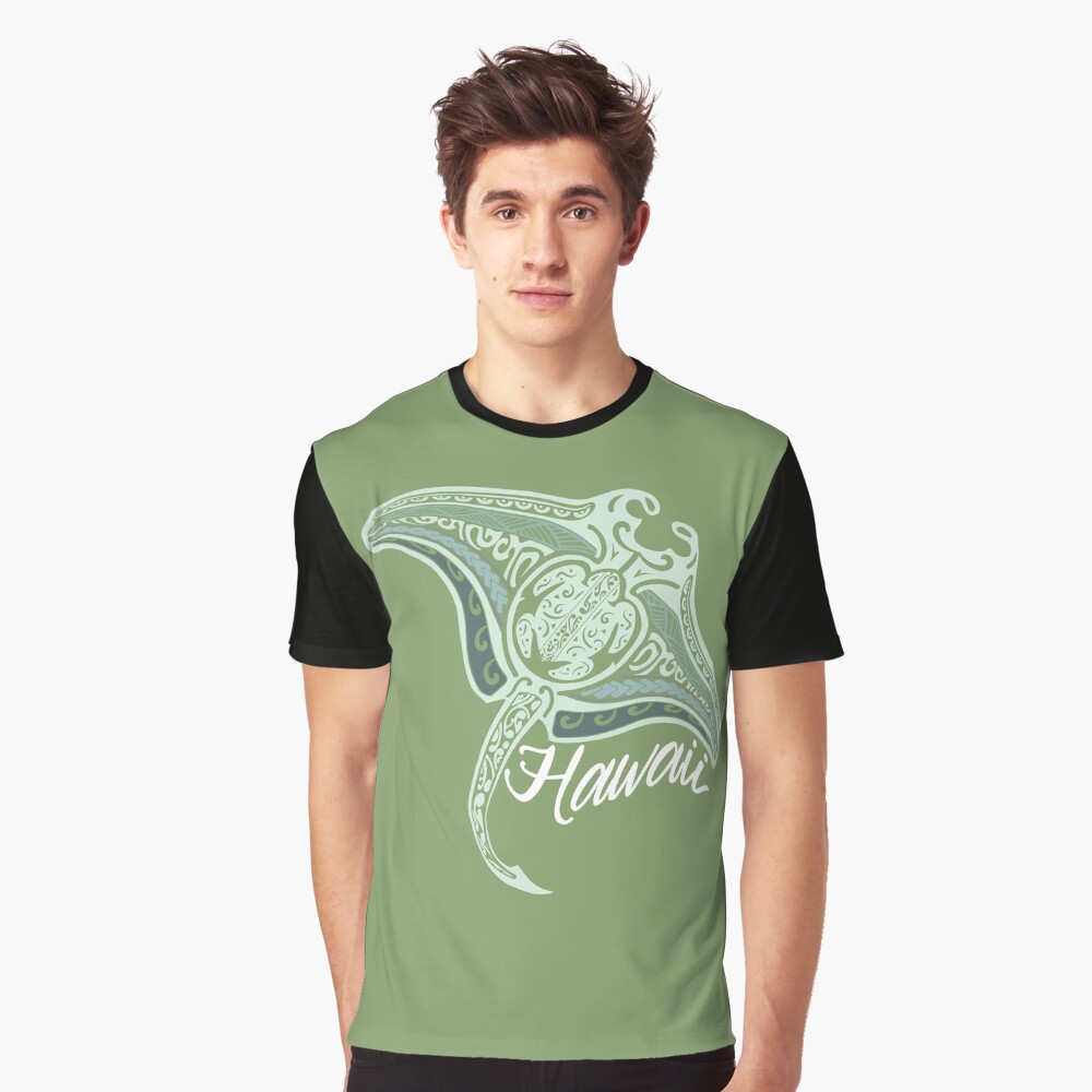"Vintage Hawaiian Manta Ray" Sticker for Sale by sunnthreads | Redbubble