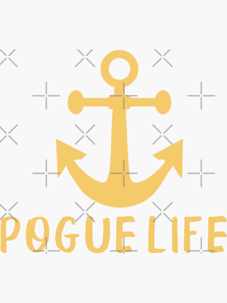 "Outer Banks Pogue life Anchor" Sticker for Sale by cameron304 | Redbubble